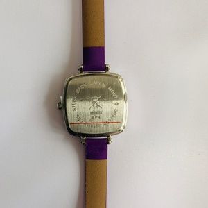 Avon | Jewelry | Avon Faux Leather Watch In Purple Nib | Poshmark
